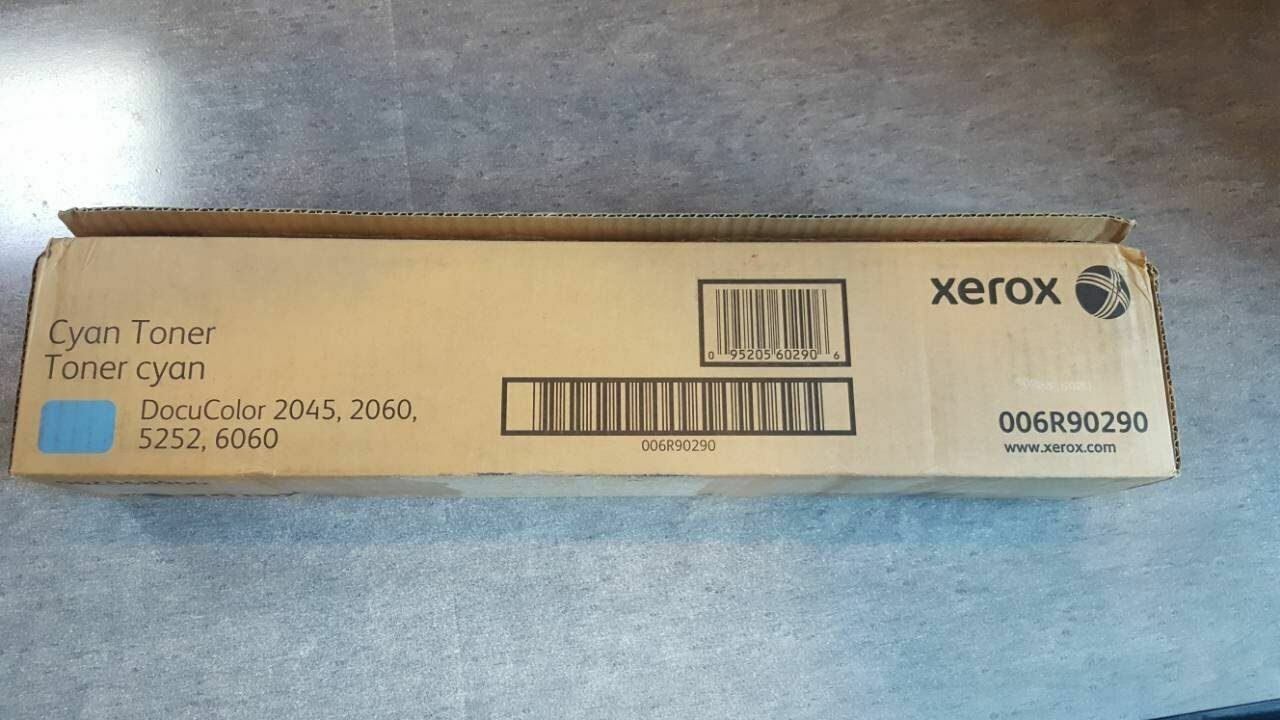 XEROX DOCUCOLOR 2045 2060 5252 6060 GENUINE CYAN TONER CARTRIDGE ...