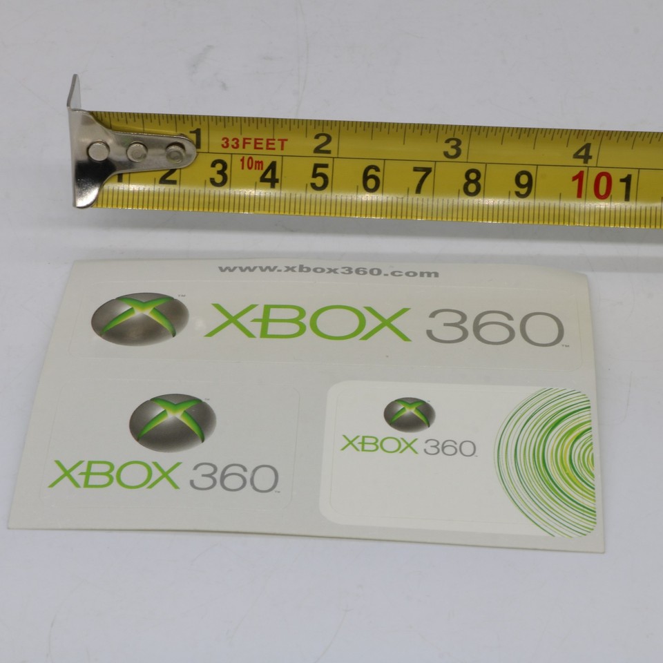 Xbox 360 Sticker Set | Microsoft Promo Item Decal Logo Badge | eBay UK