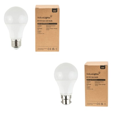 LED Bulb Standard Light GLS Energy Saving Lamp Globe Screw Bayonet ...