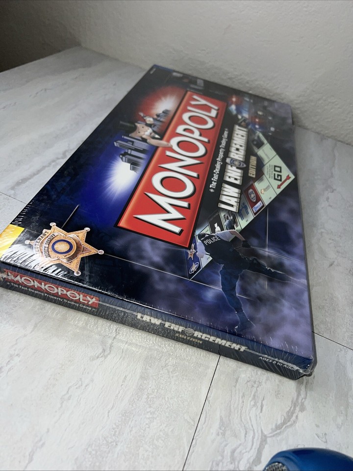 Monopoly LAW ENFORCEMENT Board Game Edition, 2010, VERY RARE, Sealed ...