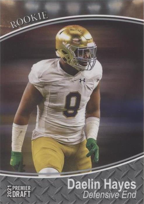2021 Sage Premier Draft - Daelin Hayes #74 Silver (RC) for sale online ...