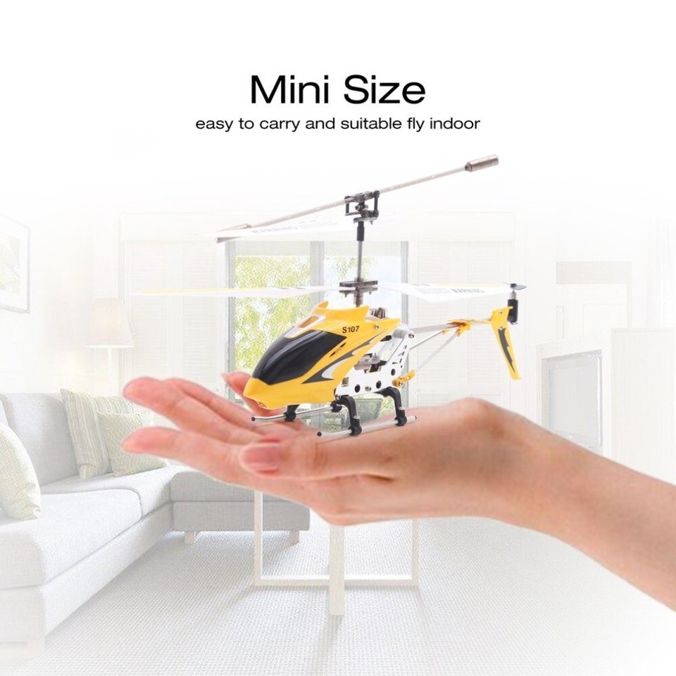 Syma S107G Mini RC Helicopter Remote Control S107 Aircraft Alloy GYRO ...