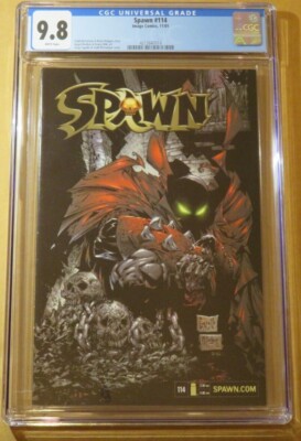 Spawn #114 CGC 9.8 NM/M White Pages New Slab Spawn McFarlane Capullo Miki | eBay