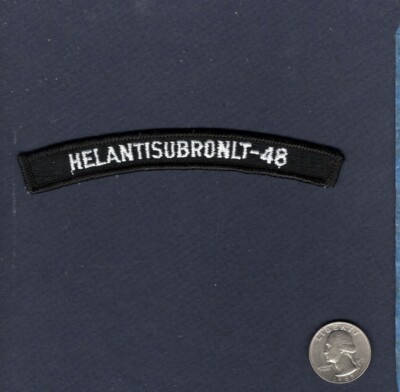 HSL-48 VIPERS US NAVY Enlisted Uniform Helicopter Squadron Rocker Patch ...