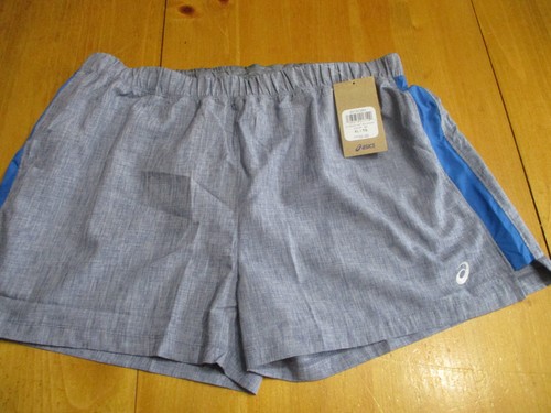 Mens ASICS Running Lined Shorts,Sz XLg,Heather Gray,Quick Dry,Moisture ...