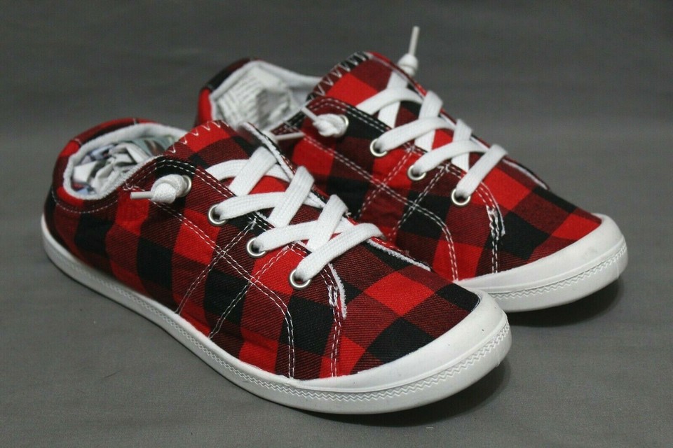 ROSY brand womens casual athletic shoe sizes 6.5 - 9 M red plaid NEW | eBay