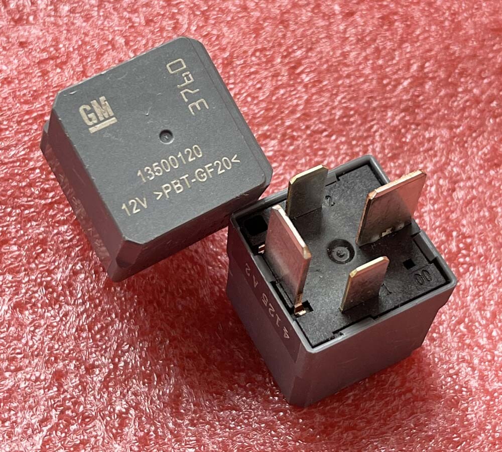2-Pack 4-Pin 12V Automotive Relay - OEM 13500120 Compatible With GM ...