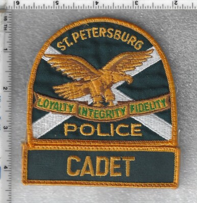 St. Petersburg Police Cadet (Florida) Uniform Take-Off Shoulder Patch ...