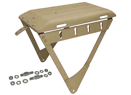 Tan - WW2 Military LEATHER SADDLEBAGS for Harley 45 WLA & WLC | eBay