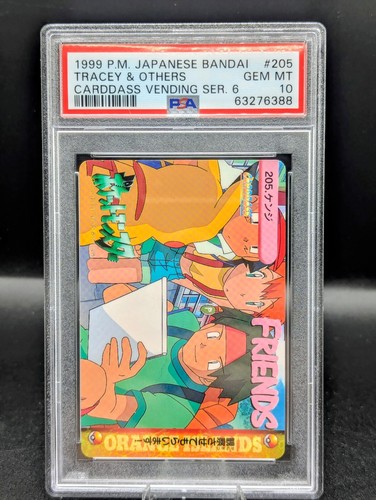 Tracey Others Pokemon 1999 Carddass Bandai Anime Vending PSA 10 #205 ...