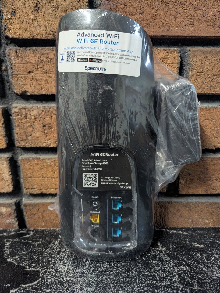 Spectrum Advanced WiFi 6E Router SAX2V1S | eBay