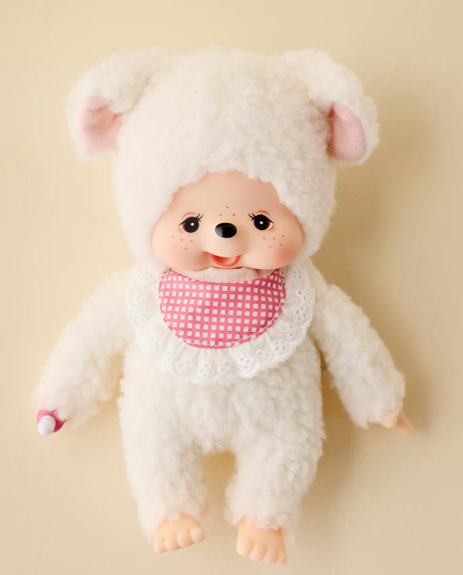 Monchhichi Friends Sheep Plushie Chamu Sekiguchi 8" | eBay
