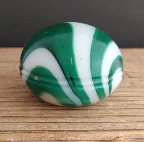 Vintage Automobile Green White Swirl Slag Glass Gear Shift Knob 2” | eBay