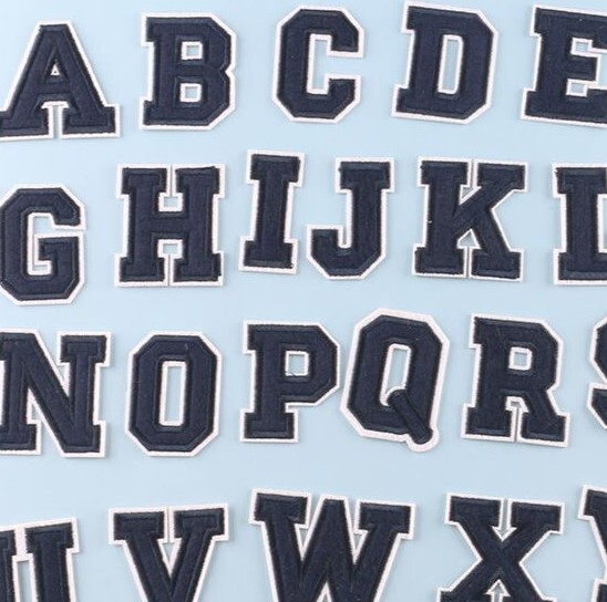 A-Z Alphabet Letter Patches Embroidered Iron On Patch Diy Crafts * | eBay