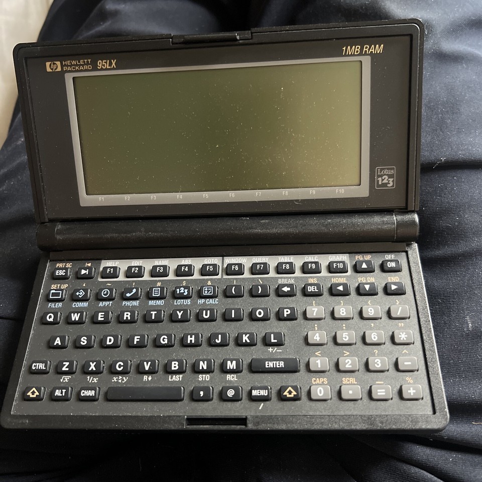 Hewlett Packard HP 95LX Palmtop Handheld Computer MS-DOS | eBay
