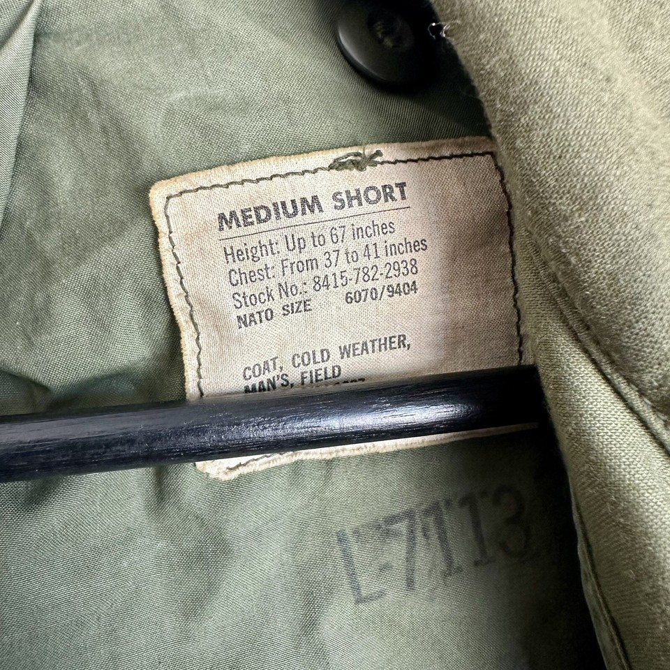 Vietnam War US Air Force Patched M65 Field Jacket Fighter Wing | eBay