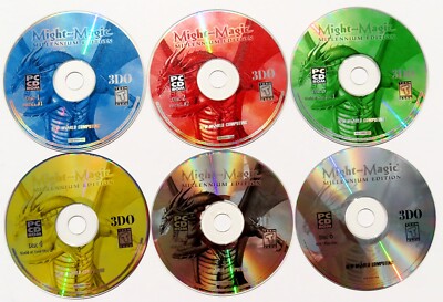 Might and Magic Millennium Edition PC CD-Rom Video Game (1999) - 6 Disc ...