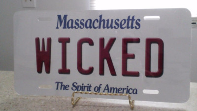 Wicked Massachusetts Metal Sign | eBay