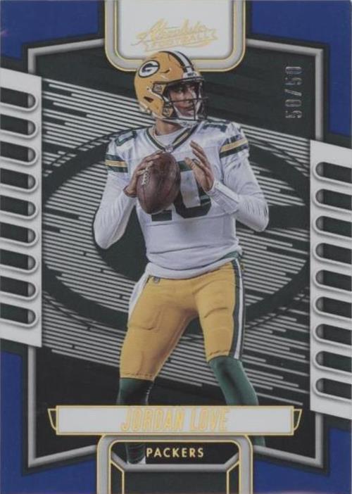 2023 Panini Absolute - Jordan Love #32 Spectrum Blue /50 for sale ...