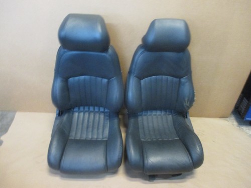 96 Trans Am Graphite Leather Seat Seats Front Set 0131-96 | eBay