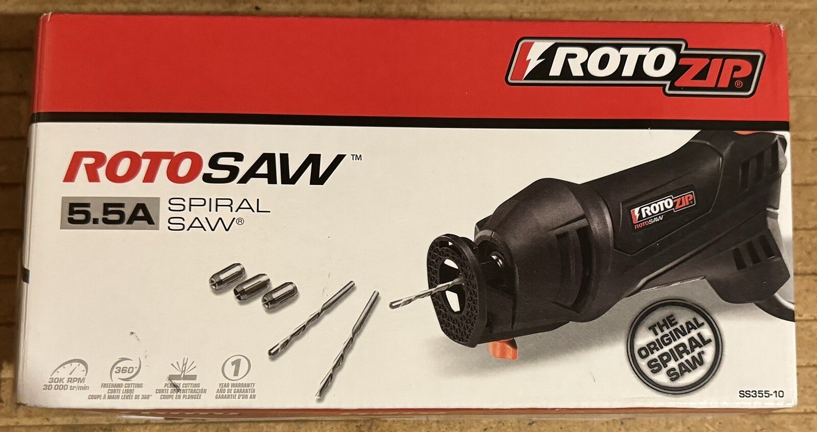 RotoZip SS355-10 120V 5.5Ah Spiral Saw for sale online | eBay