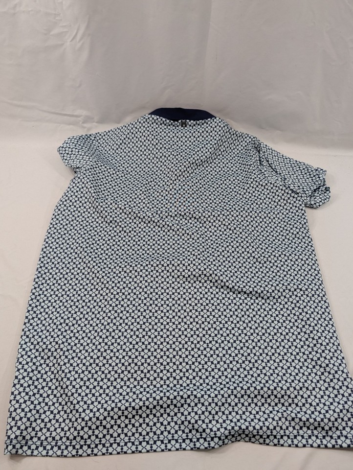 New No Tags Greyson Polo Large Performance Stretch Golf AOP Wolf Oak ...