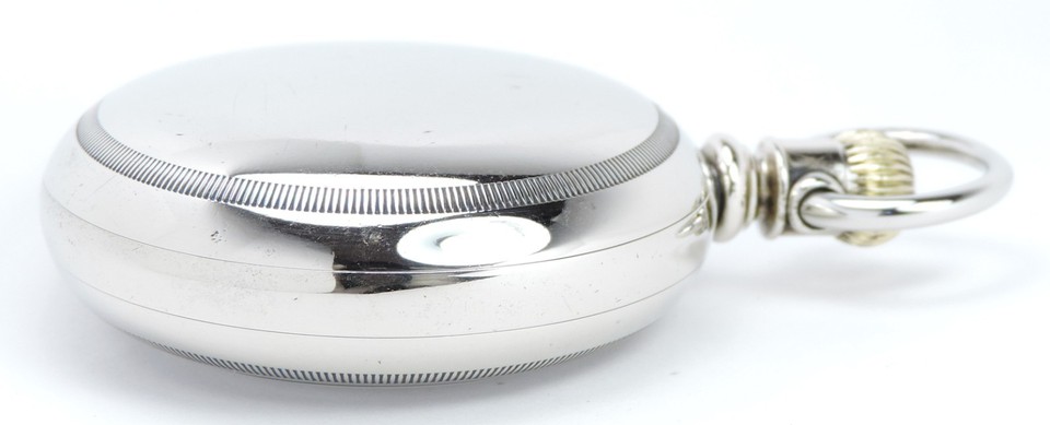 1899 Waltham 18 Size Lever Set, 15 Jewels, Heavy Nickel Case. Just ...