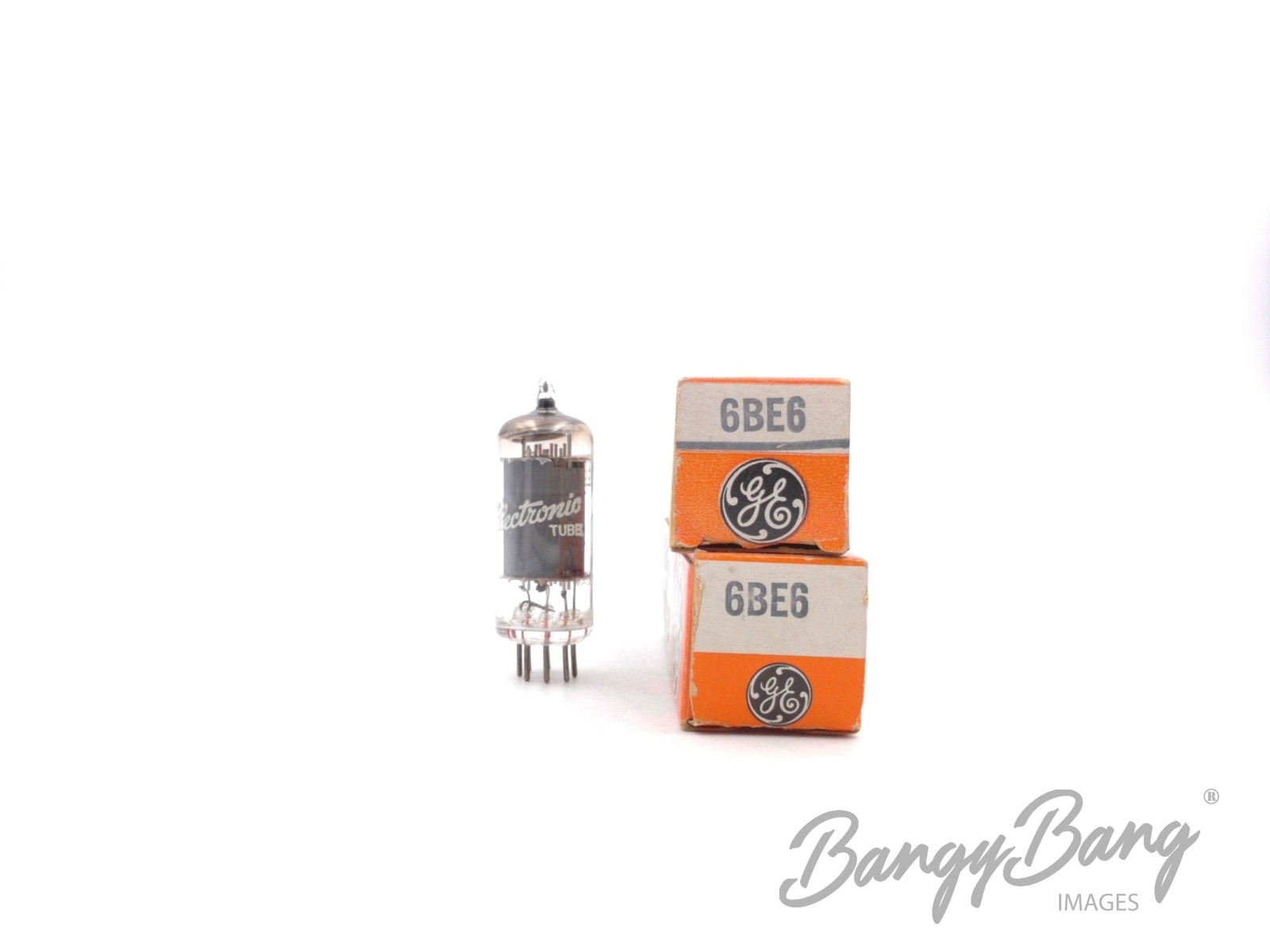 2 Vintage General Electric 6BE6/EK90/X77/CV453 Heptode Pentagrid ...