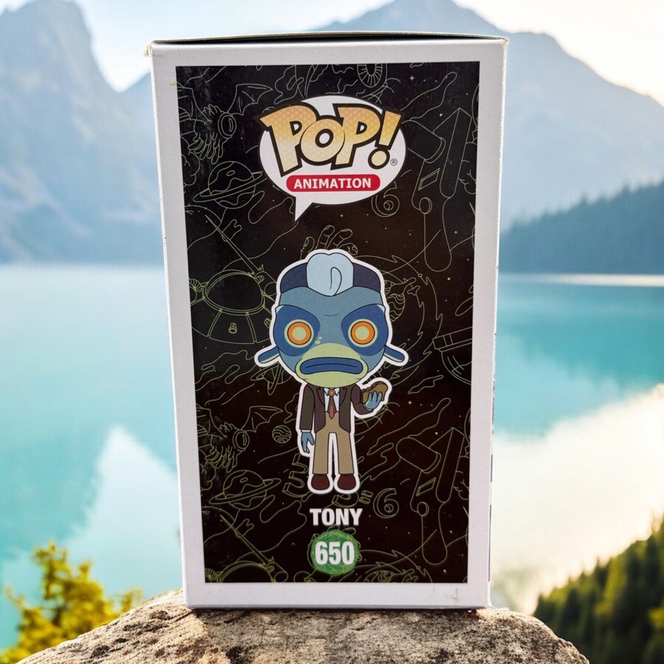 Rick and Morty 650 Tony Funko Pop Signed By David Angelo Roman Vinyl ...