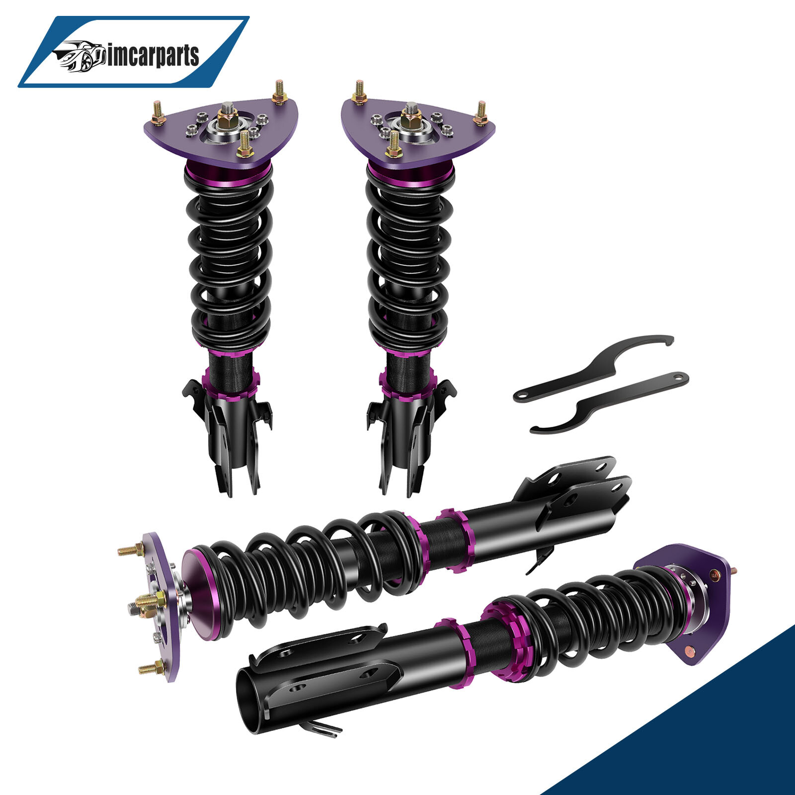 Coilovers Suspension Set Adj. Height Strut Shocks For 2002-2007 Impreza ...