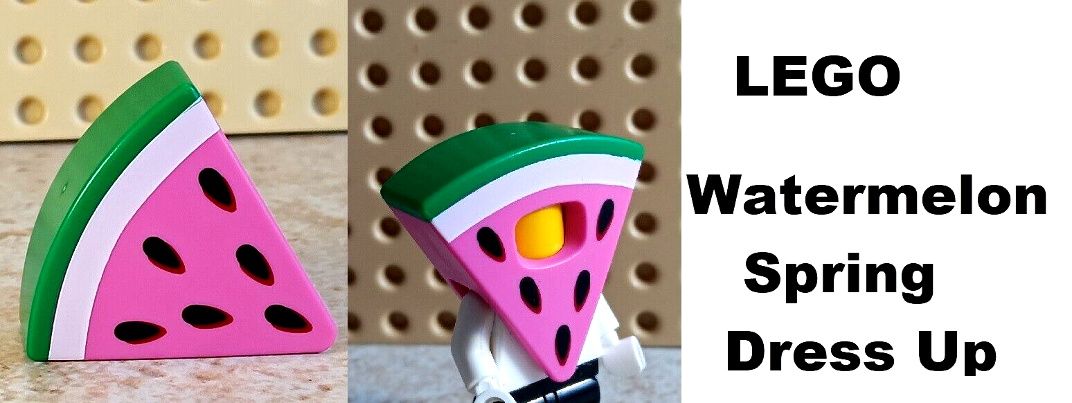 LEGO Spring Dress Up Costume Watermelon Fruit Salad Dish Miniature ...