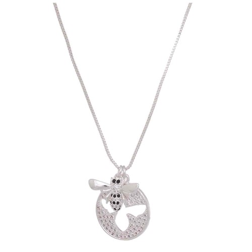 EQUILIBRIUM BEE NECKLACE - SILVER | eBay Australia