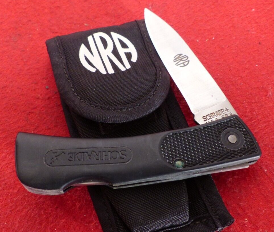 Schrade USA Made 3-7/8" NRA National Rifle Assoc SP3 Lockback Lock ...