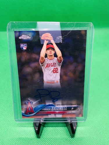2018 Topps Chrome - Rookie Autographs #RA-PBR Parker Bridwell (AU, RC ...