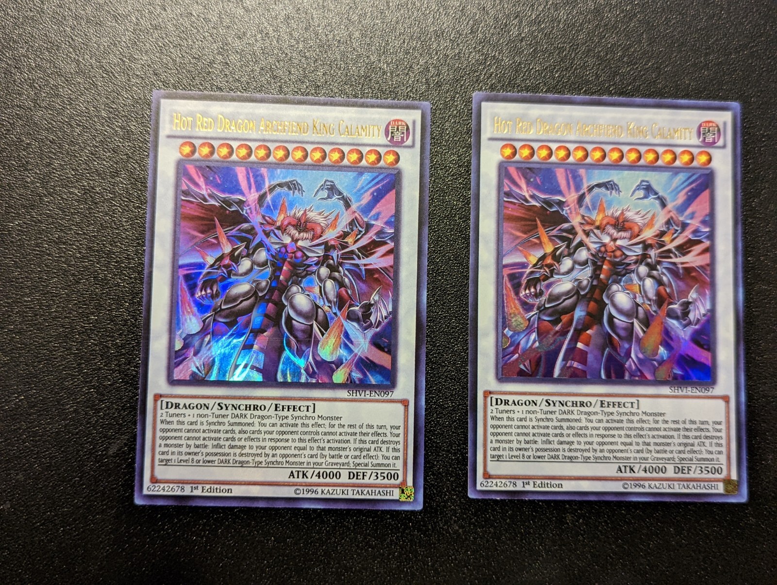 Yu-Gi-Oh! TCG Hot Red Dragon Archfiend King Calamity Shining Victories ...
