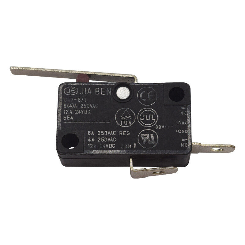 1PC JIABEN DA7-6/1 large 2-pin Micro Switch With Handle 8A250VAC ...