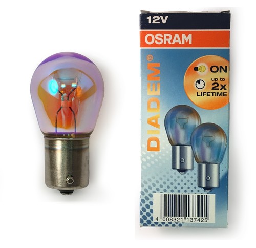 New OSRAM 12V 21W Original Signal Bulbs Yellow DIADEM Lamp Bulb 7507LDA ...