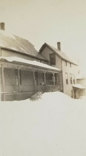 Snapshot Photograph Calm After A Snowstorm House Snow Winter | eBay