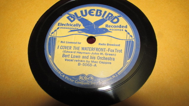 BERT LOWN BLUEBIRD 78 RPM RECORD 5068 MISSISSIPPI BASIN | eBay