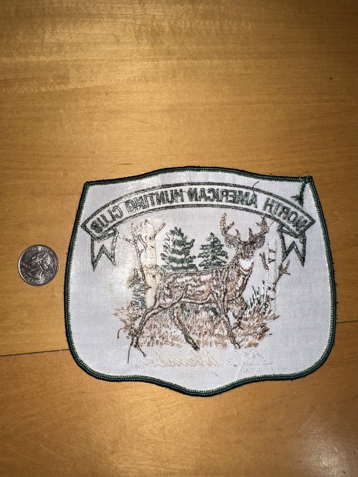 Vintage North American Hunting Club Patch Badge Embroidery Collectible ...
