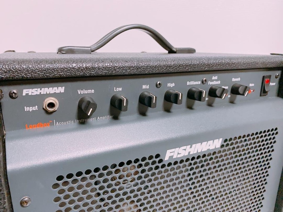 FISHMAN LOUDBOX PRO-LBX-001 Acoustic Guitar Amplifier Operation ...