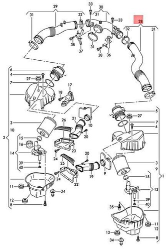 Genuine AUDI A8 S8 quattro 4H2 4H8 4HC Intake Manifold Left Rear ...