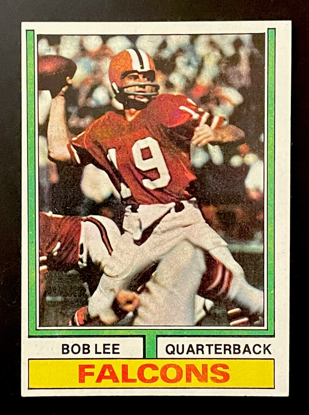 Bob Lee, QB, Atlanta Falcons 1974 Topps #265 Vintage Football Card | eBay