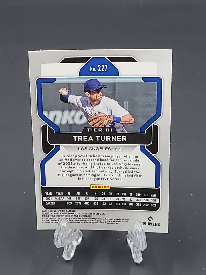 2022 Trea Turner Panini Prizm #227 | eBay