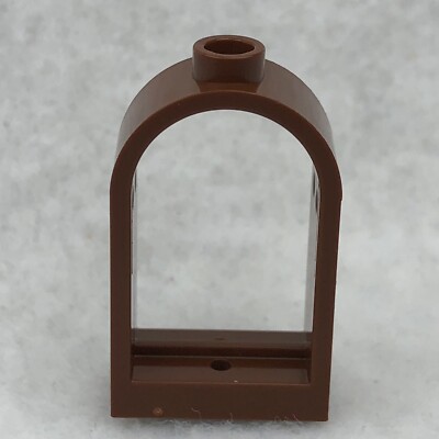 LEGO 30044 Reddish Brown Window 1 x 2 x 2 2/3 with Rounded Top (x1) | eBay