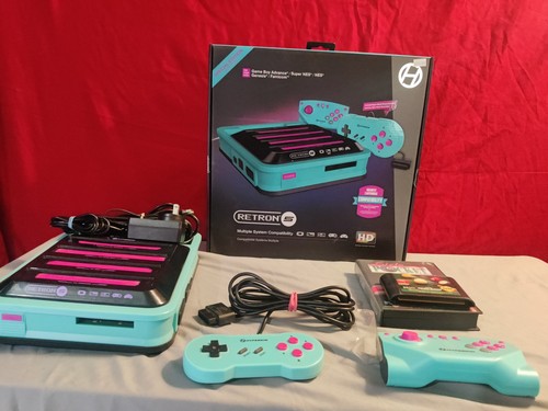 Retron 5 Retro HDMI Videogame System w/ Side Pocket Genesis Game Tested ...