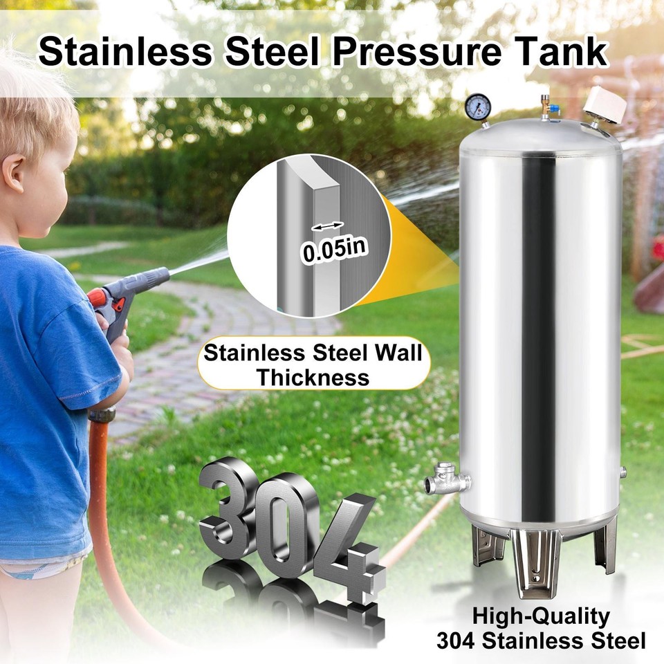 42 Gallon Vertical Well Pressure Tank | eBay