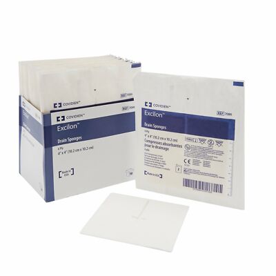 Excilon 6-Ply I.V. / Drain Split Dressing Sterile 4 x 4" 25 Pack(s) 2 ...