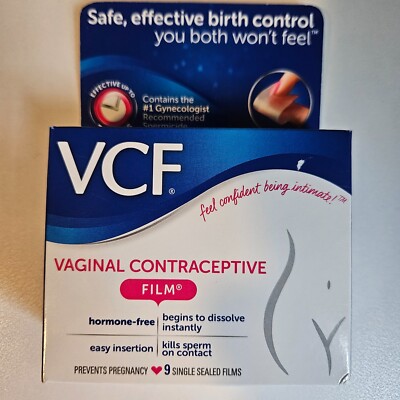 VCF Vaginal Contraceptive Film 9 Ssingle Sealed Films , EXP 03/2026 | eBay