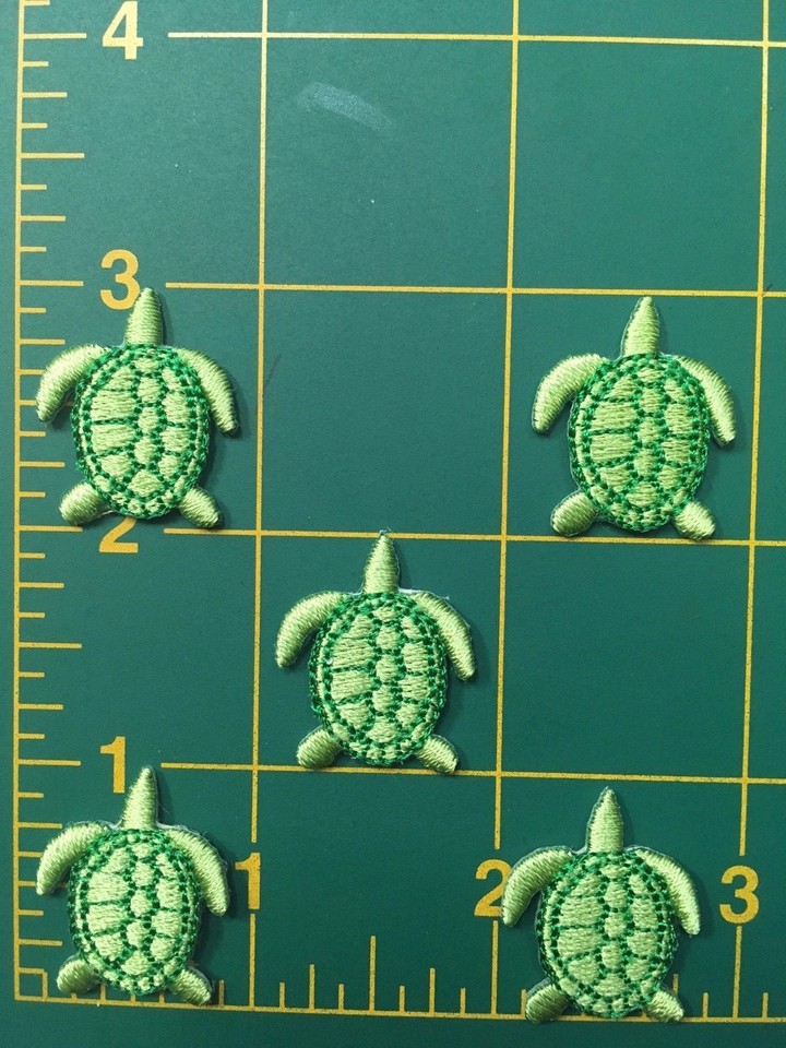sea turtle patch iron on applique embroidered turtle patch turtle ...
